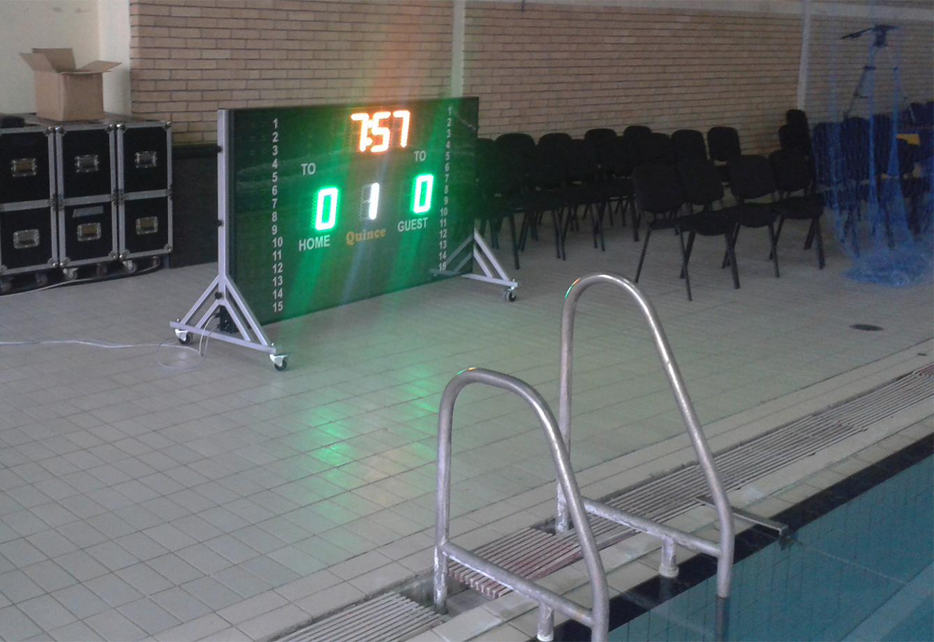 Water Polo Scoreboard and Timing Systems – Electronic Scoreboards and ...